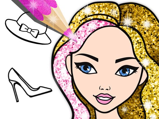Fashion Coloring Book Glitter – Games online